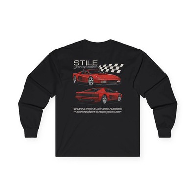 1984–1991 Ferrari Testarossa Long Sleeve Shirt - Motorsport Long Tee ...