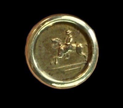 JACKSONIAN ~Antique BUTTON 1830’s ~ HORSE & RIDER ~ 1/2" | eBay