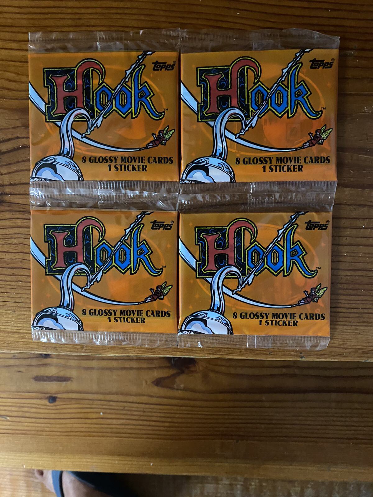 1991 Topps Movie Trading Cards. Hook. Peter Pan. Robin Williams. 4 ...