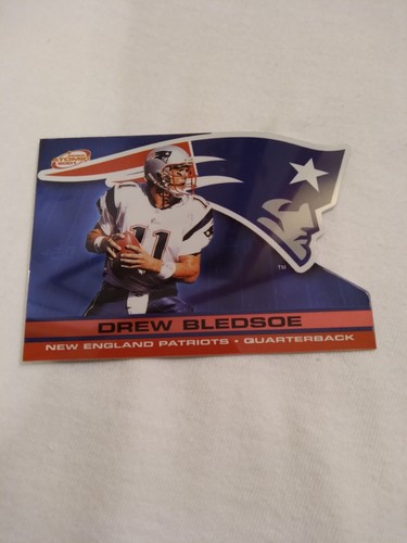 2001 PRISM ATOMIC DIE CUT DREW BLEDSOE RED 189/310 FOOTBALL CARD | eBay