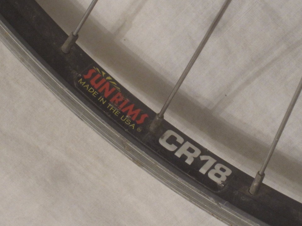 CR18 Sun Rims bicycle bike cycle rim w/ spkes & Parallax Sunrims | eBay