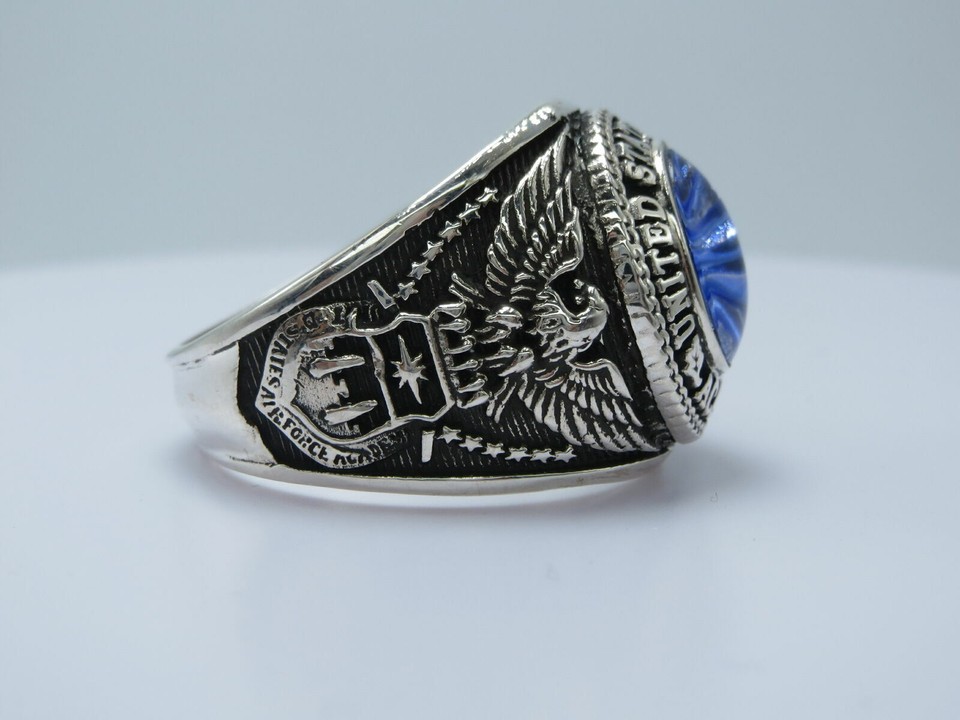 SILVER 925 , RING , 1978 , USAF RING , US Air Force RING , US size 11. ...