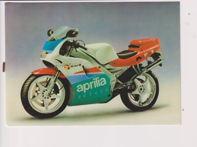 Old vintage Sticker 8-ties Aprilia Futura Motorcycle Postcard Sized | eBay