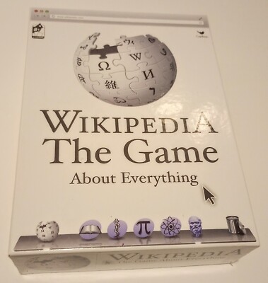 WIKIPEDIA BOARD GAME - THE GAME ABOUT EVERYTHING! (Brand New!) - PARTY ...