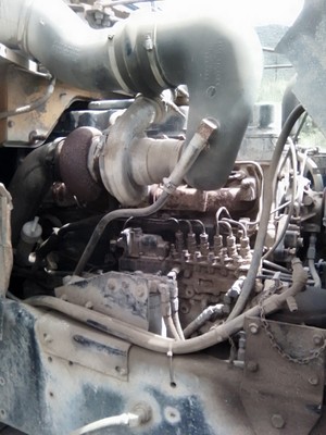 Mack EM7-300 turbo diesel engine complete pullout low hours use | eBay