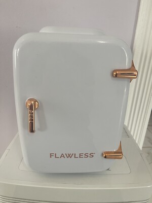 Flawless Fridge Mini Makeup 4 Liters 6 Cans White Drinks Dorm Works | eBay
