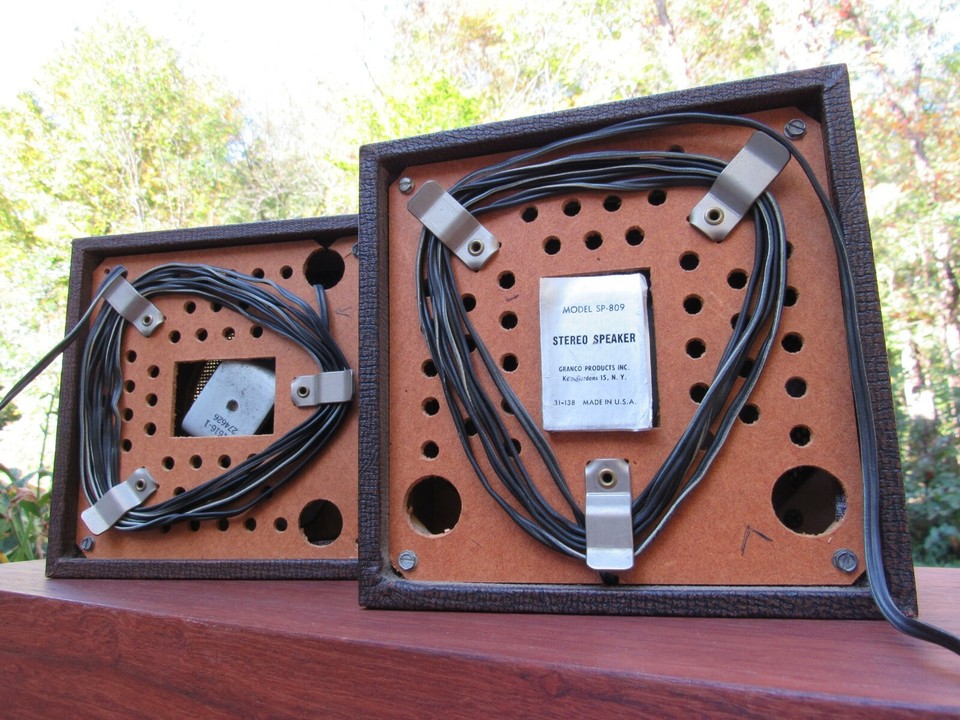 Vintage GRANCO MULTIPLEX 809 TEAK tube stereo RETRO MCM eames WORKS ...
