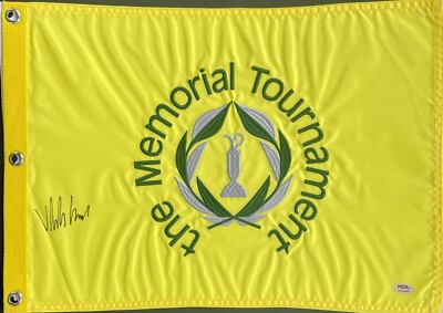 Viktor Hovland Signed Autographed Memorial Golf Flag 2023 Champ Psa/Dna ...