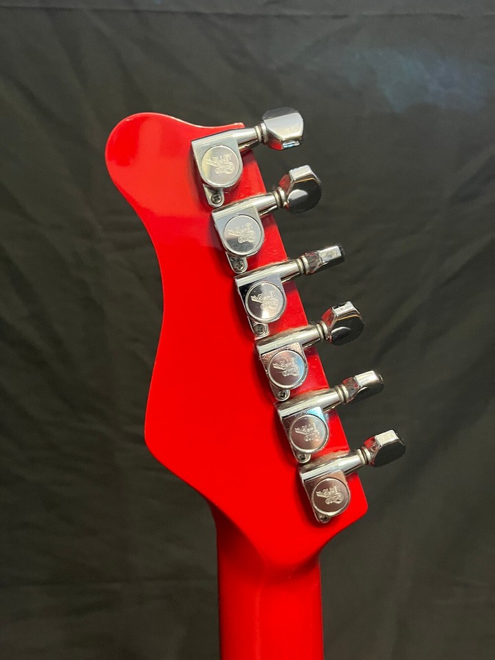 1988 Valley Arts M-Series Strat Style Standard Guitar in Red-EMGS W ...