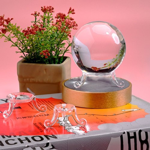 Transparent Crystal Ball Base Crystal Ball Display Stand Home ...