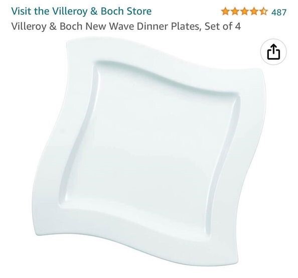 Villeroy and Bosch Dining Wave Plates Set of 5 and 1 Troy Delight ...