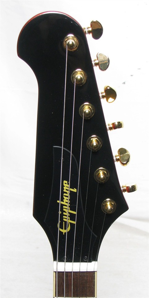 Epiphone Exclusive Firebird Electric Guitar Ruby Red with Gold Hardware ...