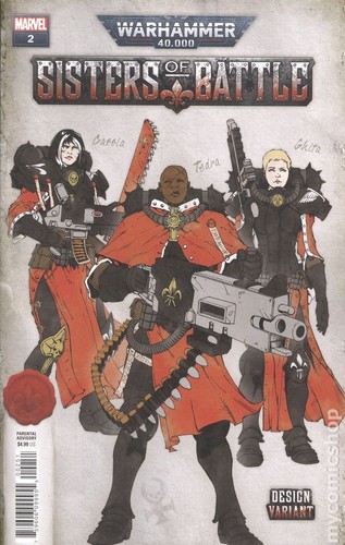 Warhammer 40K Sisters of Battle #2C Salazar Design 1:10 VF 8.0 2021 ...