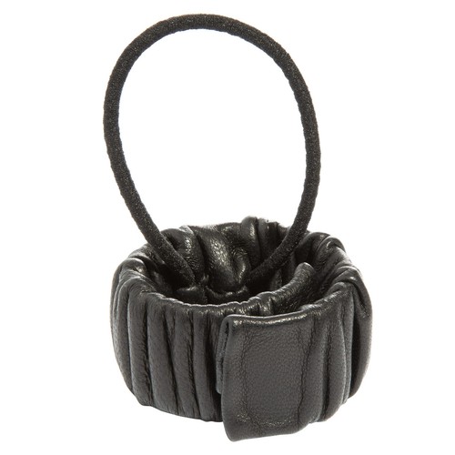 Snap Leather Pony Cuff, Black 639709637028| eBay