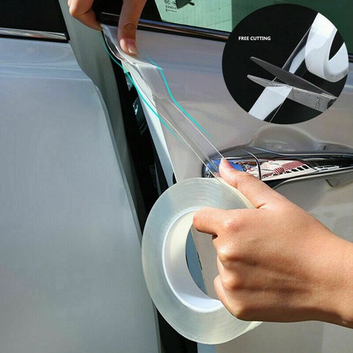 Reusable 1x Anti-collision tape Protector Sill Scuff Cover Car Door ...