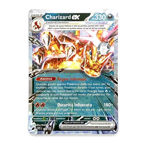 Pokemon Card Charizard Ex Teracristal Promo 196/SVP ITA NM | eBay