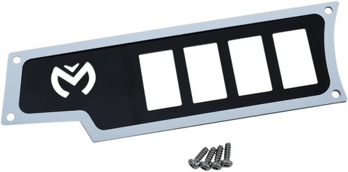 Moose Dash Plate Small Left 4-Switch White Polaris RZR 900/RZR 4 1000 ...