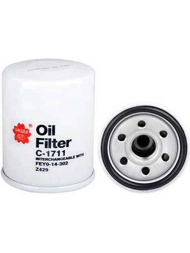 6 x Sakura Spin-On Oil Filter C-1711 fits Mitsubishi FTO 2.0 DEA (DE3A ...