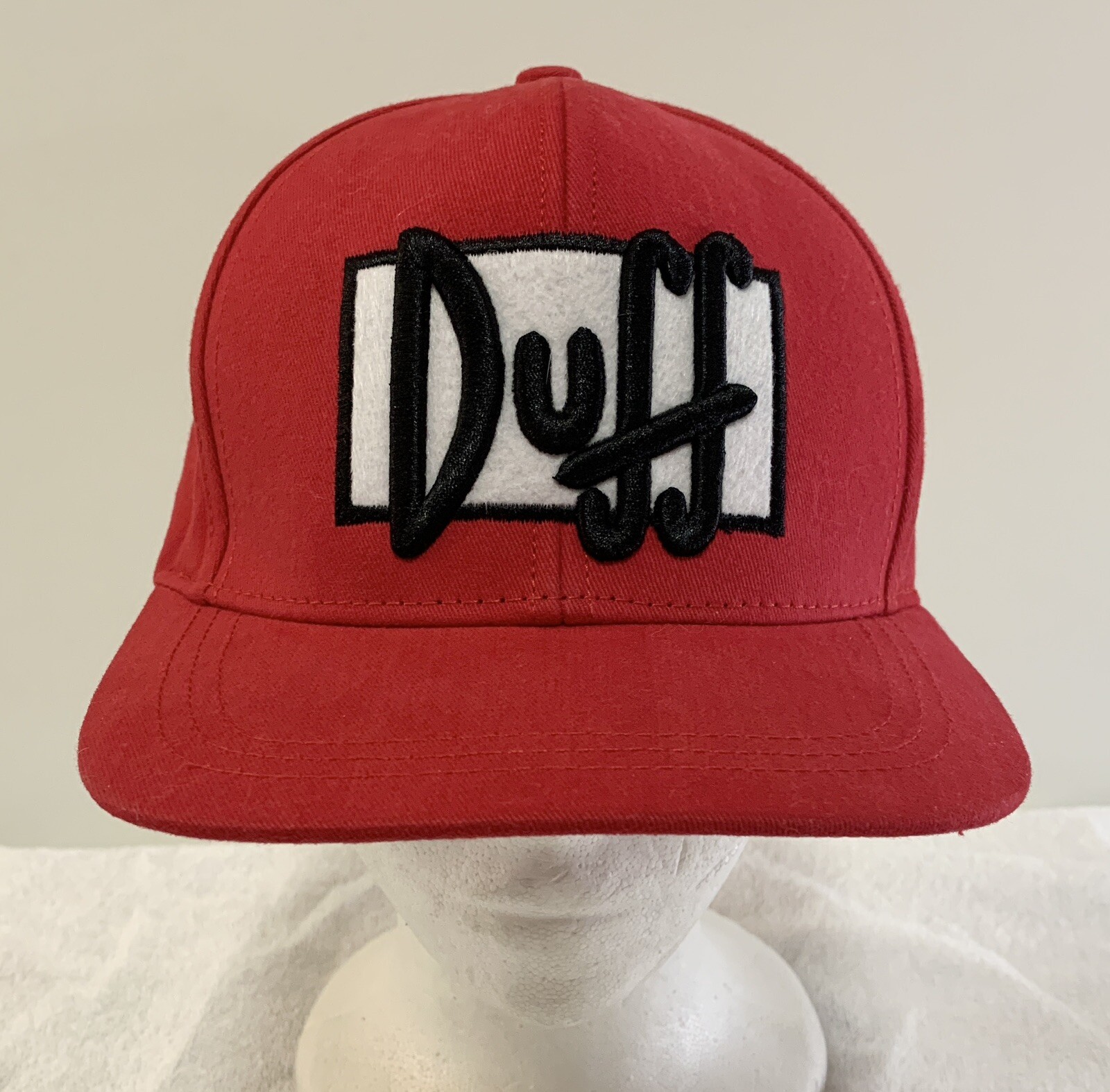 Universal Studios The Simpsons Red Duff Man Adult Hat… - Gem