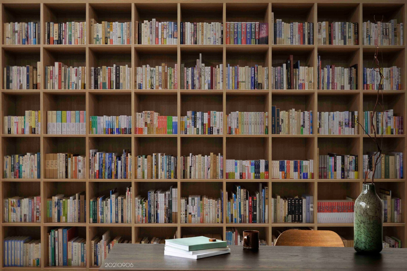 3D Library Book Shelf Wallpaper Wall Mural Removable Self-adhesive 55 ...