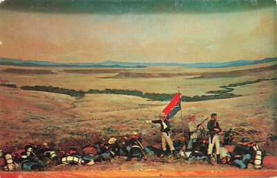 Custer Diorama Custer Battlefield National Monument, Montana Posted ...