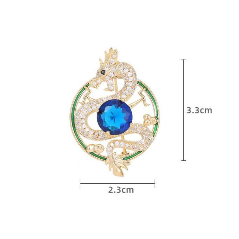 Fashion Crystal Dragon Brooches For Women Clothing Jewelry Party Accessories MEI | eBay
