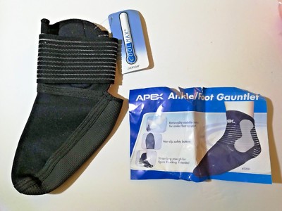 Apex Ankle Foot Gauntlet Stabilizer Wrap w/ Cool Max Tech Size S Small ...