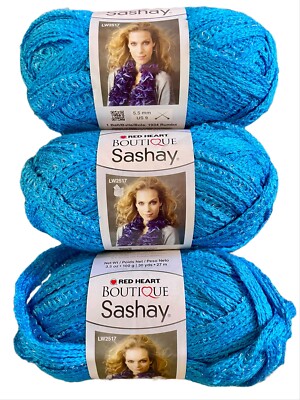 Red Heart Boutique Sashay yarn Color Pattern Rumba- 3 Skeins ...