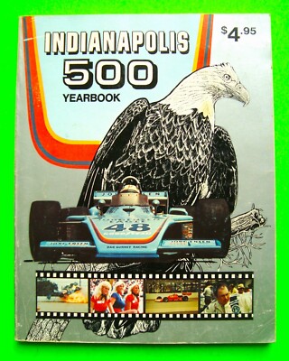 1975 Hungness INDY 500 YEARBOOK 228-pgs BOBBY UNSER All Drivers / Cars ...