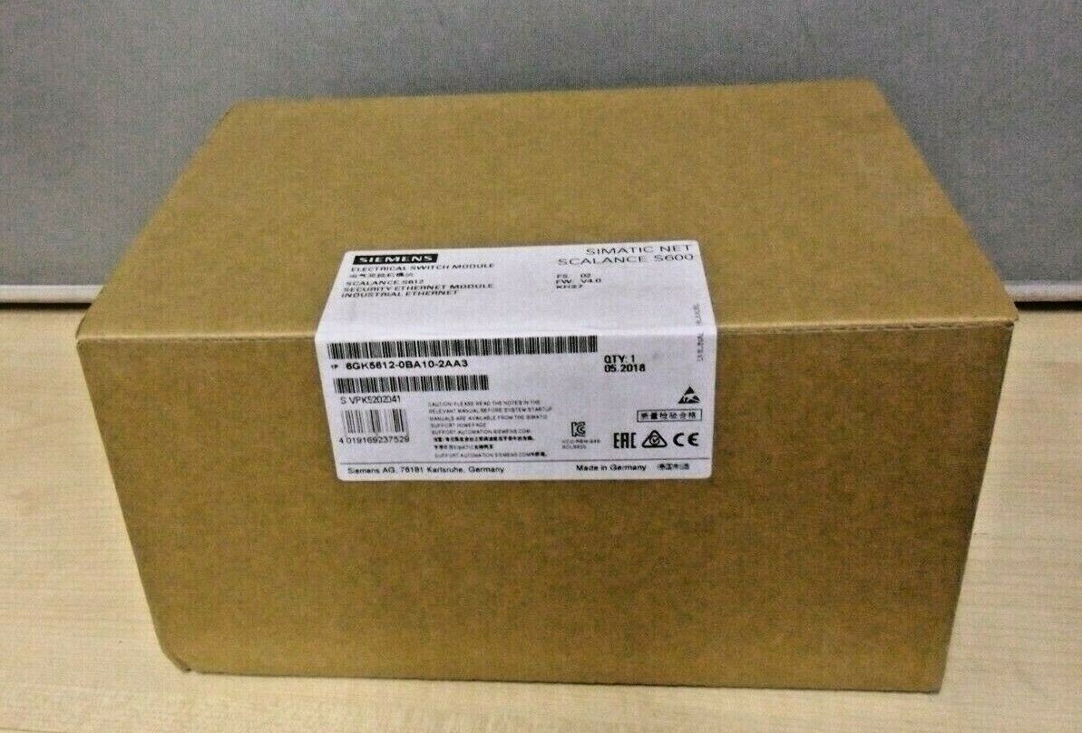 SIEMENS Simatic Net Scalance S612 Protection Module 6GK5612-0BA10-2AA3 ...
