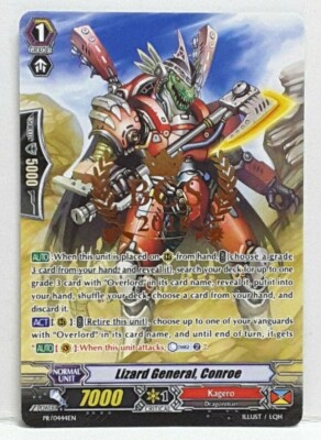 Bushiroad Cardfight Vanguard Lizard General, Conroe (BCS 2018) PR ...