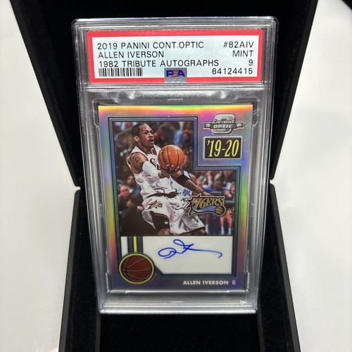 2019-20 Contenders Optic ALLEN IVERSON 1982 Tribute Silver/Chrome Auto ...