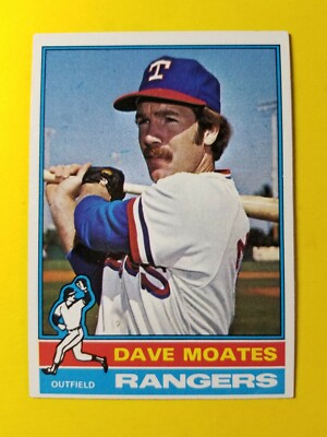 VINTAGE DAVE MOATES #327 TEXAS RANGERS - 1976 TOPPS MLB BASEBALL | eBay
