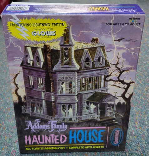 VINTAGE "THE ADDAMS FAMILY HAUNTED HOUSE" MODEL KIT NR | eBay