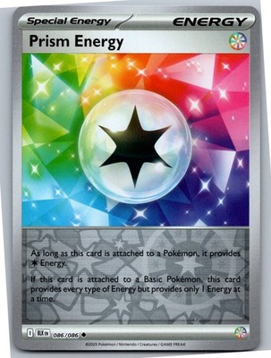 Prism Energy - SV: Black Bolt 086/086 - Uncommon - NM Pokémon TCG | eBay