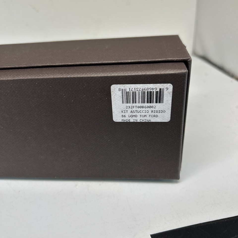 Brand New Tom Ford Velvet Eyewear Case w/ Box Cleaning Cloth & Card No ...