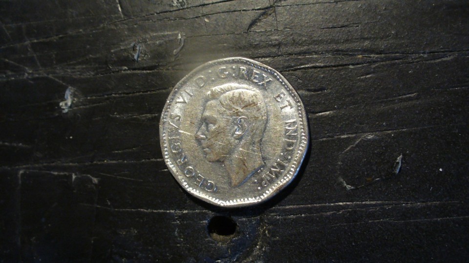 1973 CANADA PEI $1 COIN PLUS 1953 SILVER DIME,1945 VICTORY 5 C ,1960 ...