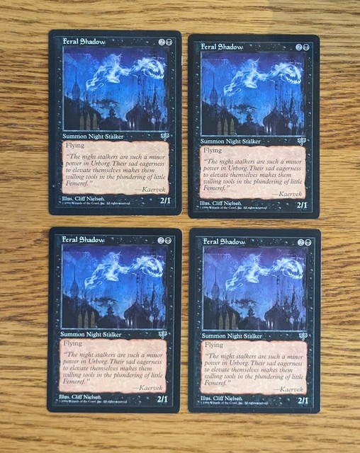 MTG Feral Shadow Mirage Regular Common for sale online | eBay