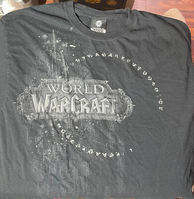 Jinx! World of Warcraft Mens Basic Offset Logo Shirt size XL | eBay