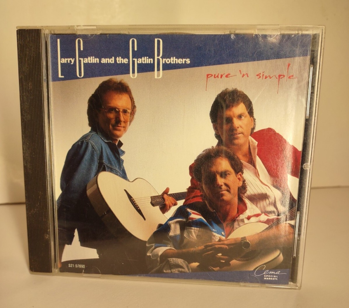 Gatlin Brothers Pure N Simple Audio CD Larry Country and Western Music ...
