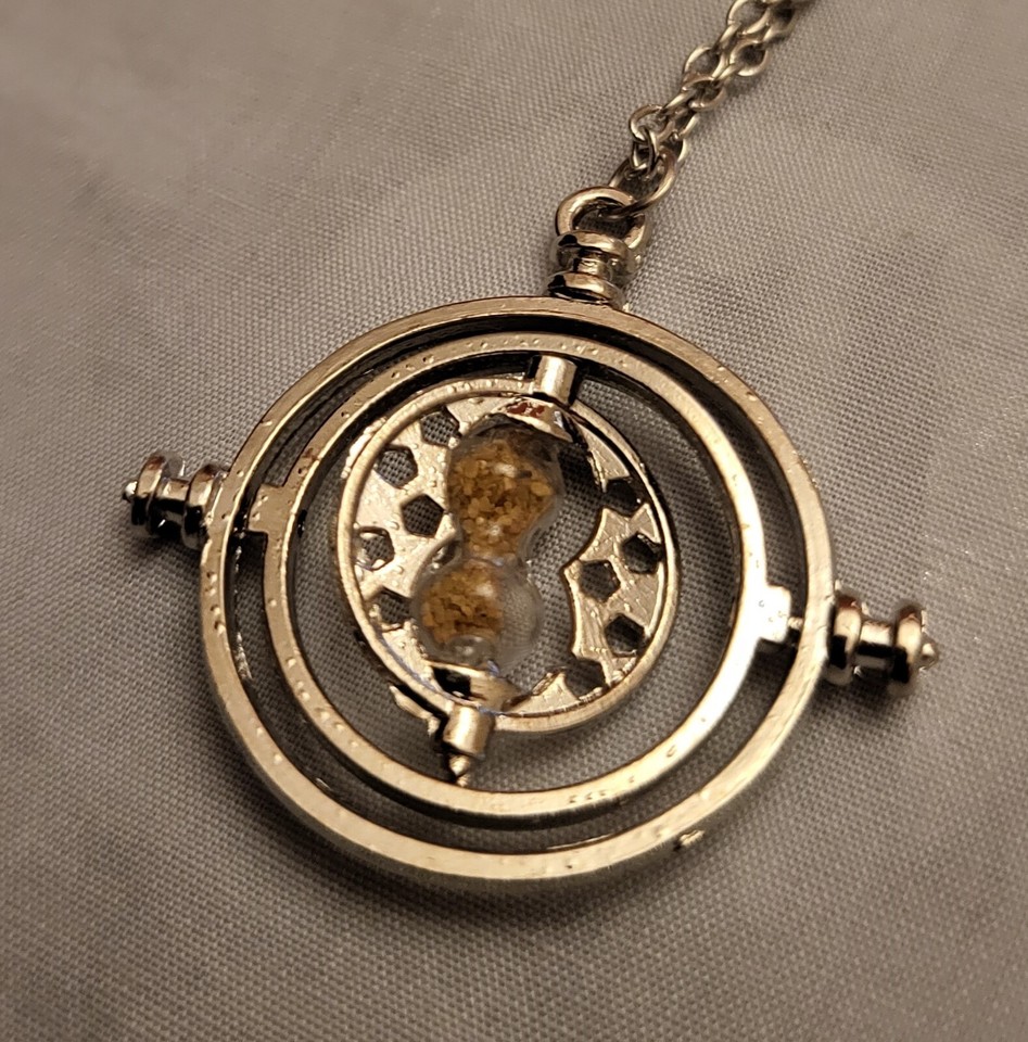 Harry Potter Time Turner Silver Egg Timer Memorabilia Film Science ...