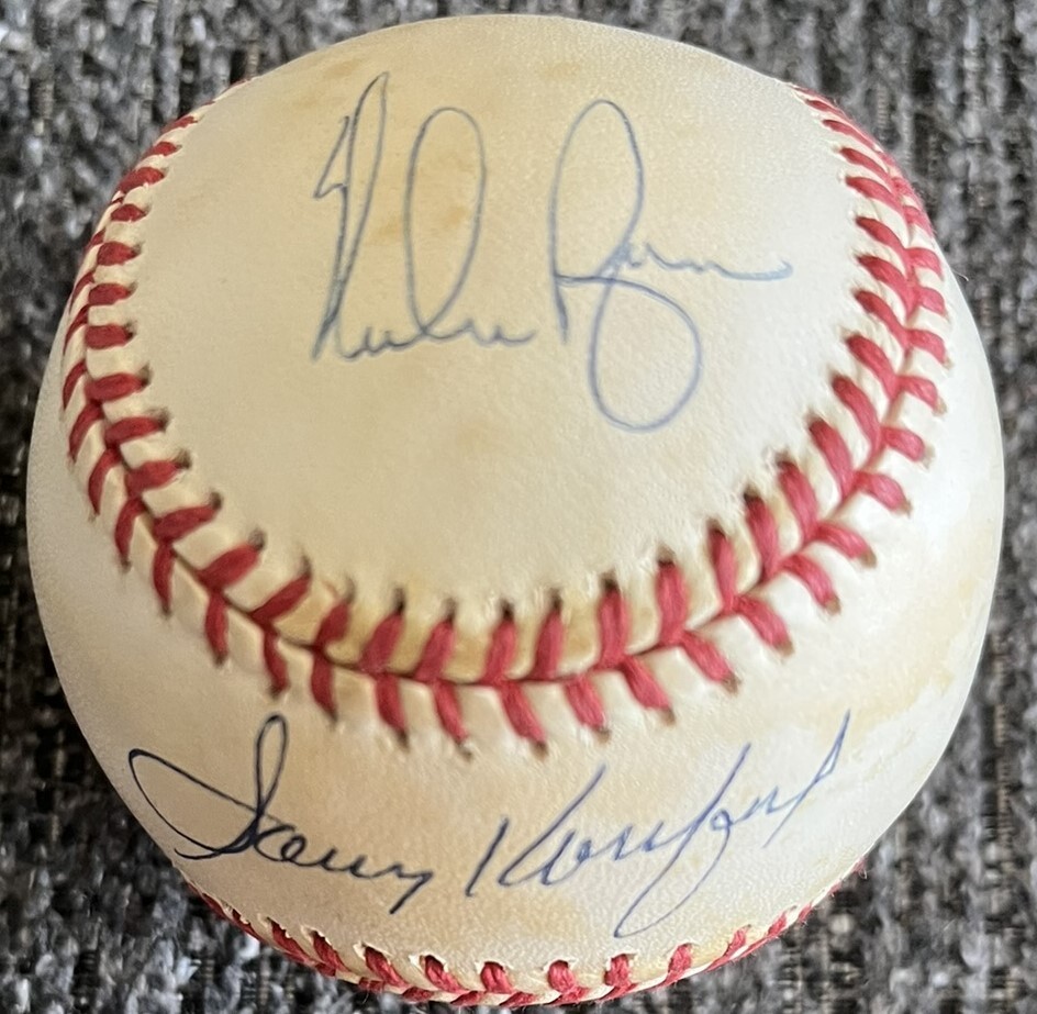 Sandy Koufax + Nolan Ryan + Bob Feller Signed Official NL Baseball (JSA ...
