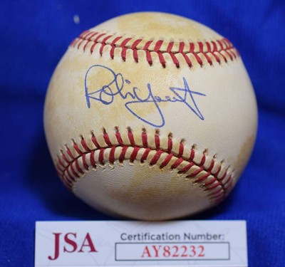 Robin Yount JSA COA Signed American League Autograph Baseball | eBay
