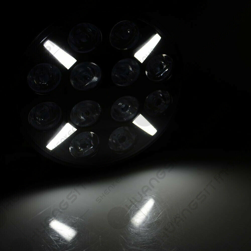 9 Inch 120W LED Round Work Light Spot Driving HeadLamp with DRL Offroad ...