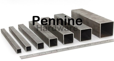 MILD STEEL SQUARE BOX Section Bandsaw Cut to popular Lengths - Also Cut ...