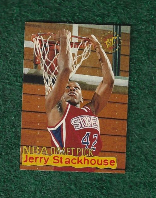 1995-96 Topps Stadium Club - NBA Draft Picks #3 Jerry Stackhouse (RC ...