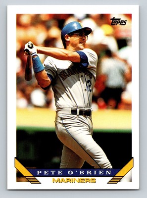 1993 Topps 125 Pete O'Brien Seattle Mariners | eBay