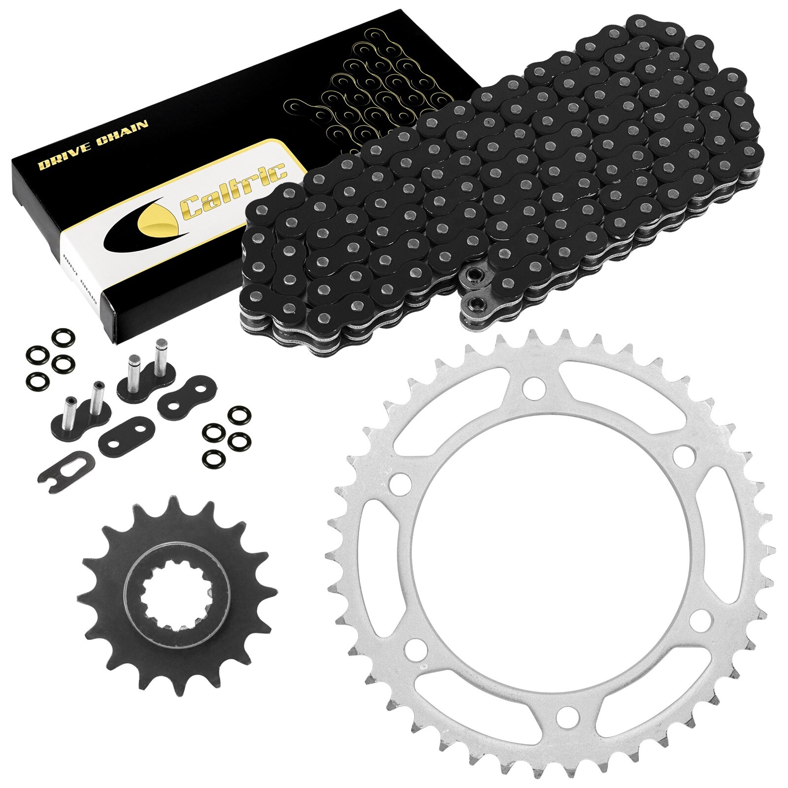 Black O-Ring Drive Chain & Sprockets Kit for Honda CBR600RR CBR600RA ...