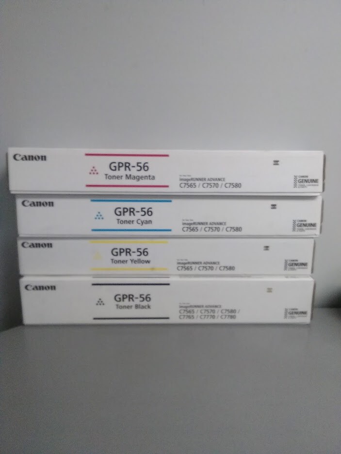 Canon GPR-56 Yellow Magenta Cyan Black Toner Set imageRUNNER ADVANCE ...