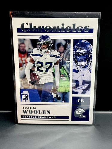 2022 Panini Chronicles - Tariq Woolen #46 Blue /99 (RC) for sale online ...